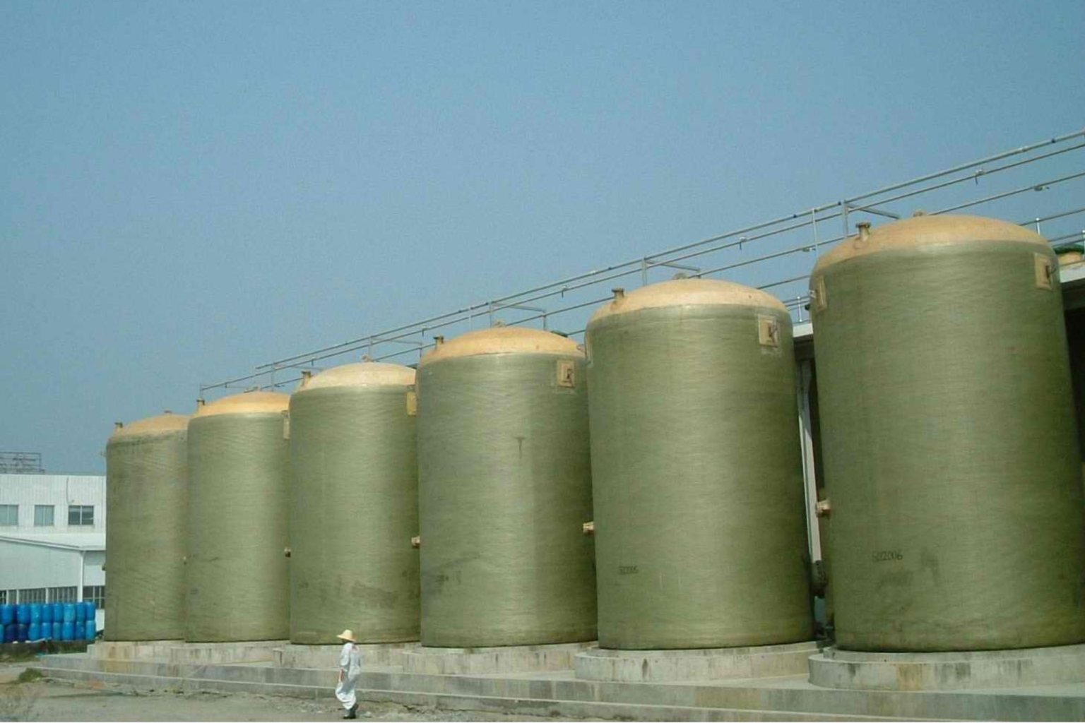 FRP Chemical Tanks - The Front JSC - Leading FRP Manufacturer In Vietnam